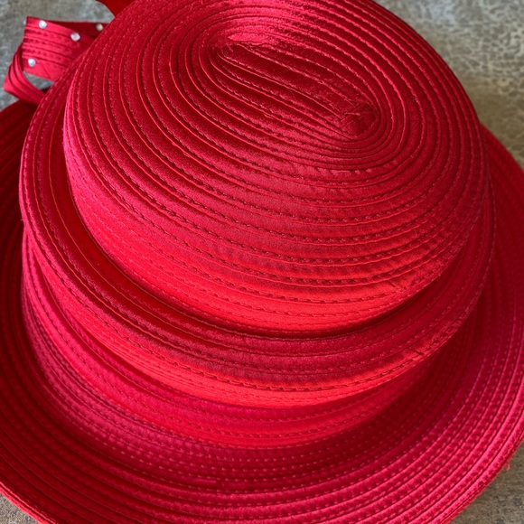 Milano | Accessories | Sophisticated Red Milano Parisnew York Hat ...